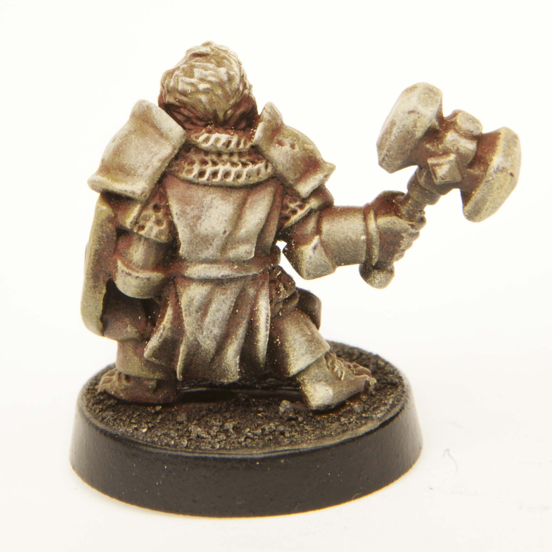 Stonehaven Miniatures Halfling Paladin Figure (for 28mm Scale Table Top War Games) - Made in USA