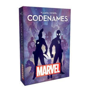 usaopoly marvel codenames | based on the hit social word game codenames | relive memorable moments from the marvel comic universe | fun board game for the whole family