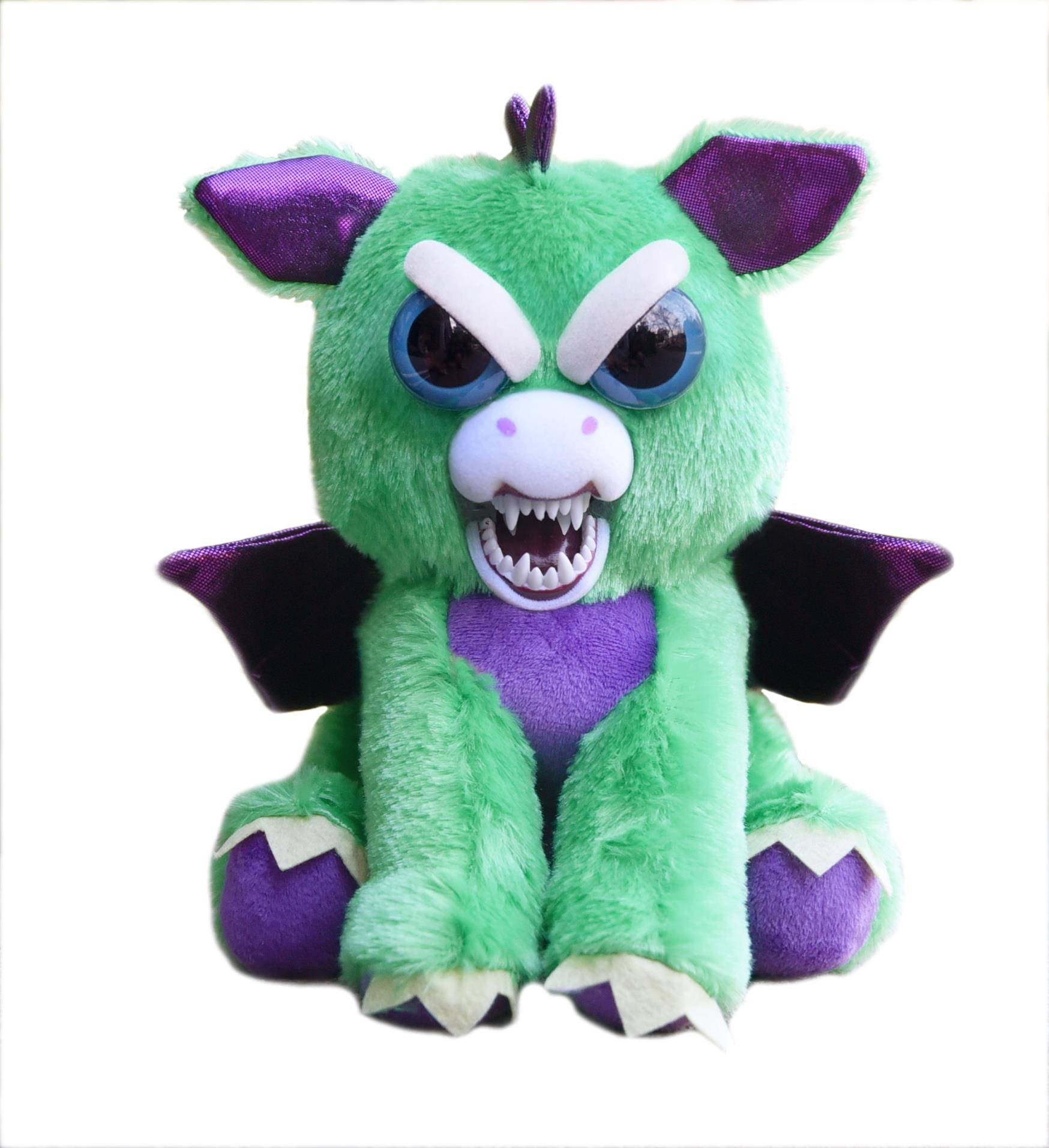 Feisty Pets Ferdinand Flamefart Dragon - Stuffed Toy, Polyester Material, 9"x5.6"x5.6" No Assembly Required