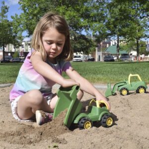 BeginAgain John Deere Dump Truck Toy - Promoting Imagination and Active Play - 2 and Up