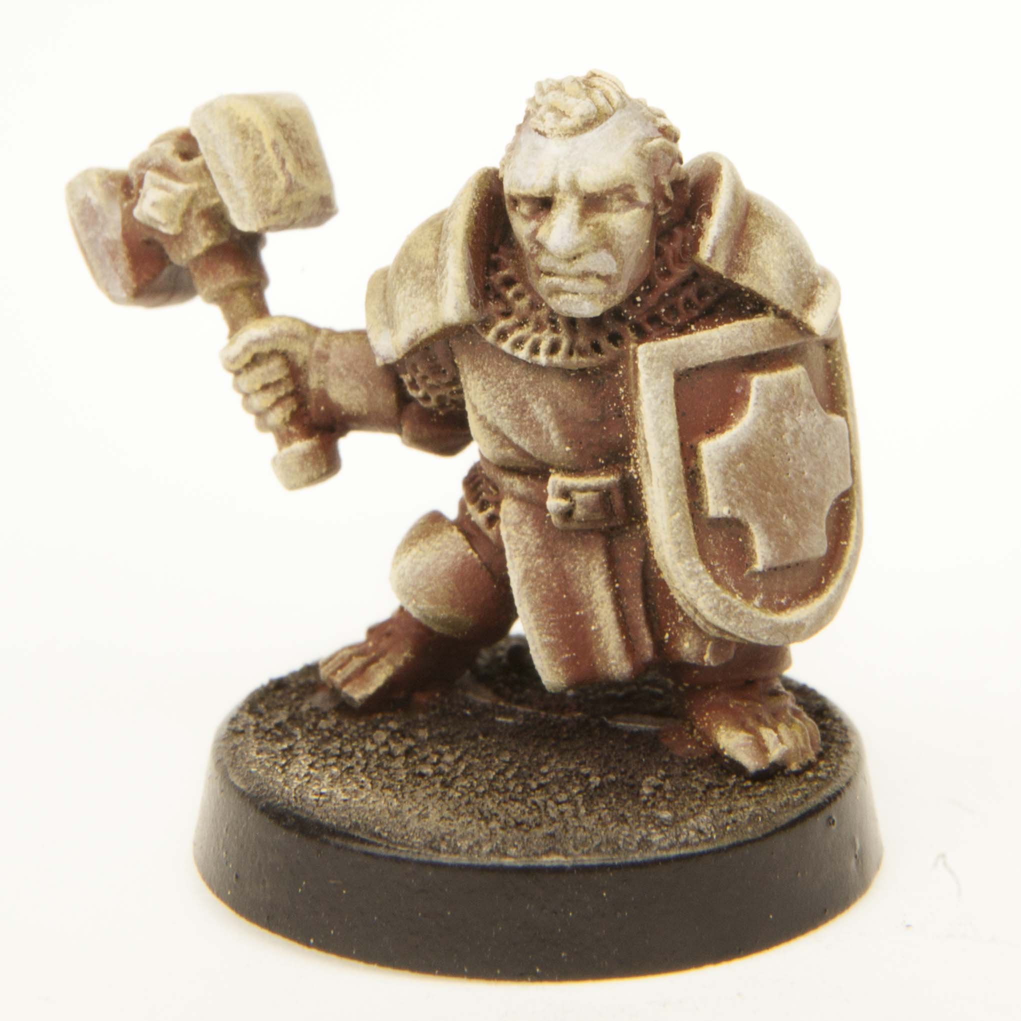 Stonehaven Miniatures Halfling Paladin Figure (for 28mm Scale Table Top War Games) - Made in USA