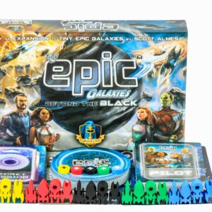 Gamelyn Games Tiny Epic Galaxies: Beyond The Black Space Board Game Expansion - Expand Your Galaxy