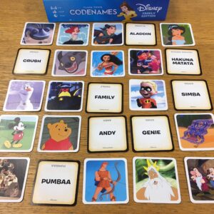 Codenames Family Edition | Best Family Board Game for All Ages | Featuring Disney Characters and Artwork | 2+ Player Board Game | Perfect for Disney Fans