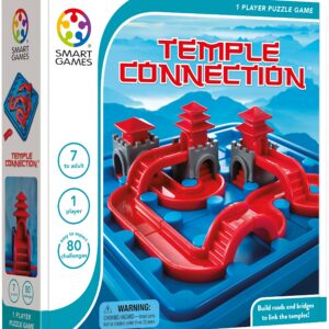 SmartGames Temple Connection 3D Board Game Puzzle Game for Ages 7 and Up