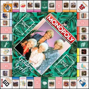 Monopoly: The Golden Girls Board Game | Buy, Sell, Trade Fan-Favorite Locations | Classic Monopoly Game Featuring Golden Girls TV Show Theme | Officially-Licensed Golden Girls Merchandise