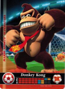 mario sports superstars nintendo amiibo card donkey kong soccer 036/090 usa version