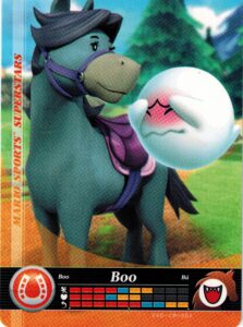 mario sports superstars nintendo amiibo card boo horse racing 060/090 usa version