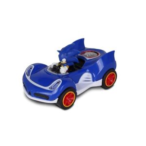 nkok sonic the hedgehog all-stars racing transformed pull back racer - sonic; no batteries required; pull back, let go, and watch sonic race