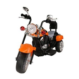 Trike Motorcycle Powered Ride on Motorcycle for Kids, 3 Years Old Above -Orange