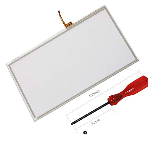 Timorn Replacement Controller Touch Screen Digitizer Pad Spare for Wii U GamePad (1 x Touch Screen + 1 x Screwdriver)