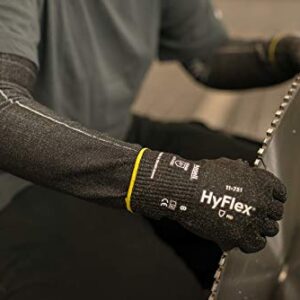 HyFlex 11-751 Cut Protection Gloves - Medium Duty, High Cut Resistance, Comfortable, Size X Large