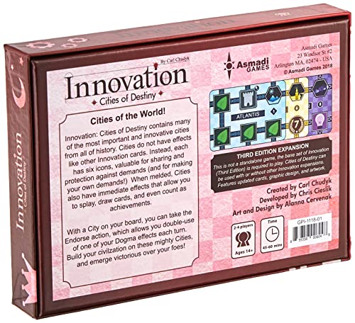 Asmadi Games Innovation: Cities of Destiny Third Edition