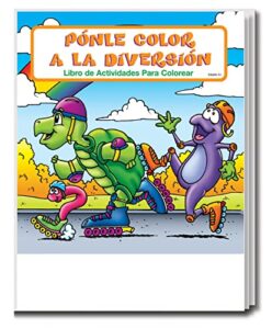 zoco - fun to color (spanish version) - coloring books (25 bulk pack, without crayons) - games, puzzles, activities for kids