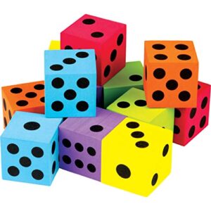 teacher created resources colorful large dice 12-pack - 20809