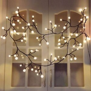 43 ft 70 led christmas lights globe string lights plug in for bedroom decor indoor outdoor fairy light for home wall garden decorations warm white