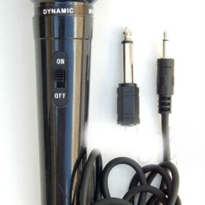 Dynamic Microphone Mic w/Extra Adapter Karaoke Systems & Computers 3.5mm & 6.3mm