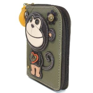 Chala Monkey Zip-Around Wristlet Wallet