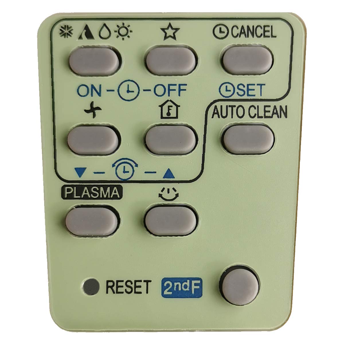 Replacement COMFORT-AIRE COMFORT AIRE Air Conditioner Remote Control 6711A20128L 6711A20128K 6711A20128V Work for A2-H183GA0 ASNH2435GA0 B-DMH09SB B-DMH09SB-0 B-DMH12SB B-DMH12SB-0 B-DMH18SB-1