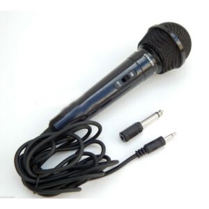 Dynamic Microphone Mic w/Extra Adapter Karaoke Systems & Computers 3.5mm & 6.3mm