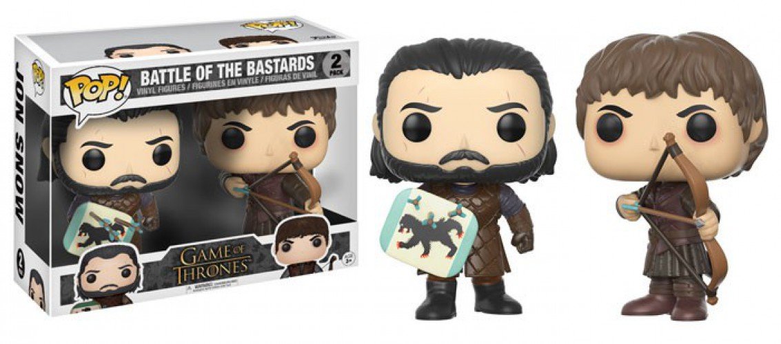 Funko Pop! Game of Thrones - Jon Snow & Ramsay Bolton, Battle of The Bastards 2 Pack Collectible Figure