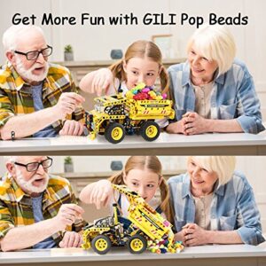 GILI STEM Building Toy for Boys 8-12 - Dump Truck or Airplane 2 in 1 Construction Engineering Kit (361pcs) Best Gift for Kids Age 6 7 8 9 10 11 12+ Years Old