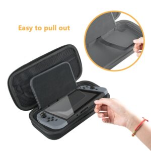 FOVAL Carry Case for Nintendo Switch - Protective Hard Portable Travel Carry Case Shell Pouch with 19 Game Cartridge and 5 Micro SD Card Holders - No Horrible Smell