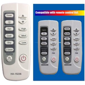 ha-15236 replacement ge air conditioner remote control model number arc-769 arc-763 works for ash06ll ash06lls1 ash08fk ash08fks1 ash12al ash12als1 ash18dk ash18dks1 asm05lk asm05lks1 asm05ll