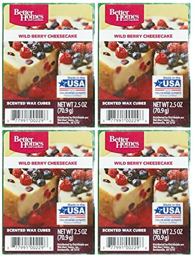 Better Homes and Gardens Wild Berry Cheesecake Wax Cubes - 4-Pack