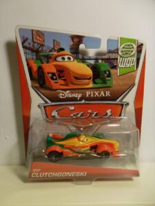 disney/pixar cars, wgp series, rip clutchgoneski die-cast vehicle #8 of 17, 1:55 scale