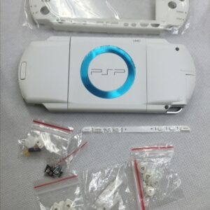 Gametown New Replacement PSP 1000 Full Housing Shell Cover with Buttons Screws Set -White.