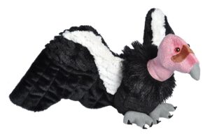 wild republic california condor plush, stuffed animal, plush toy, gifts for kids, cuddlekins 12 inches