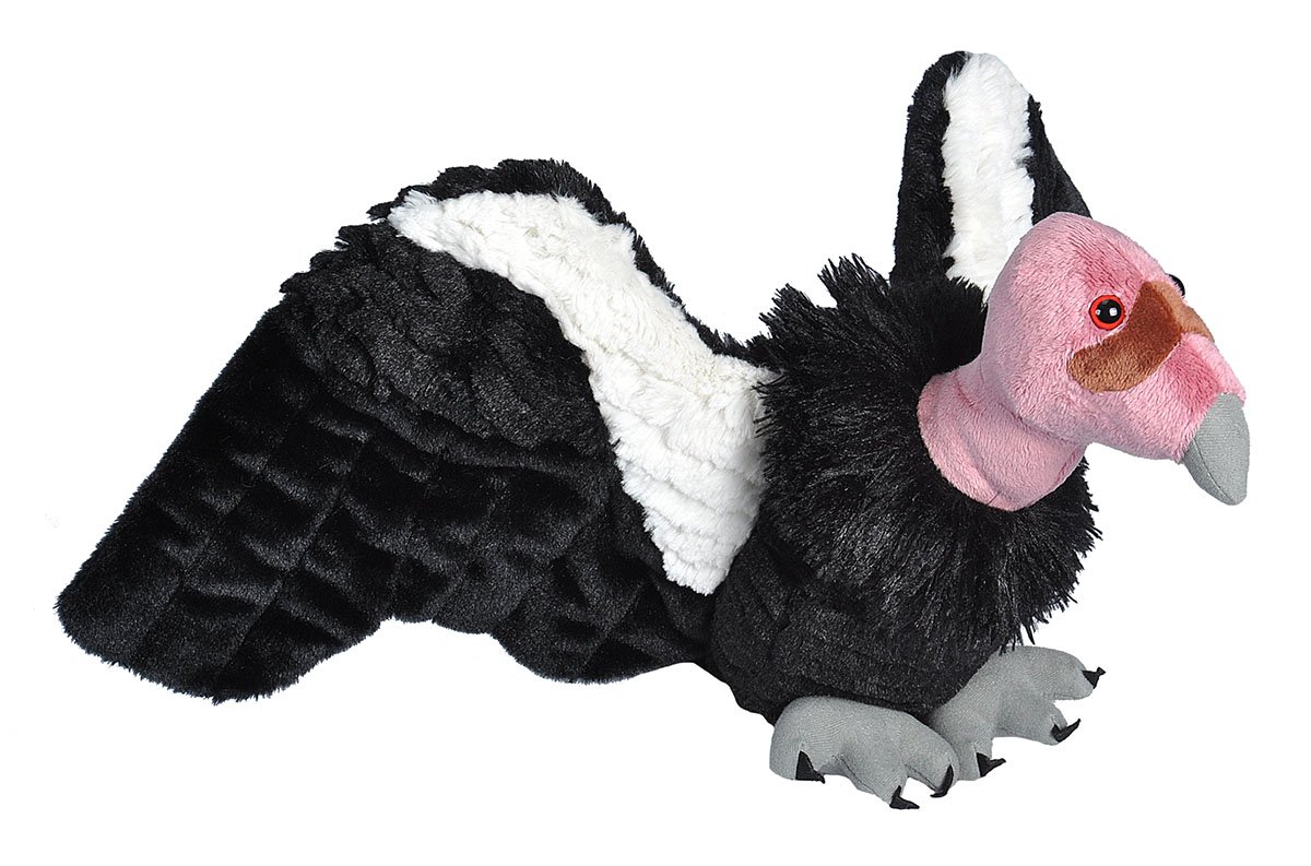 Wild Republic California Condor Plush, Stuffed Animal, Plush Toy, Gifts for Kids, Cuddlekins 12 Inches