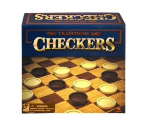 checkers 13”x13” board game in box