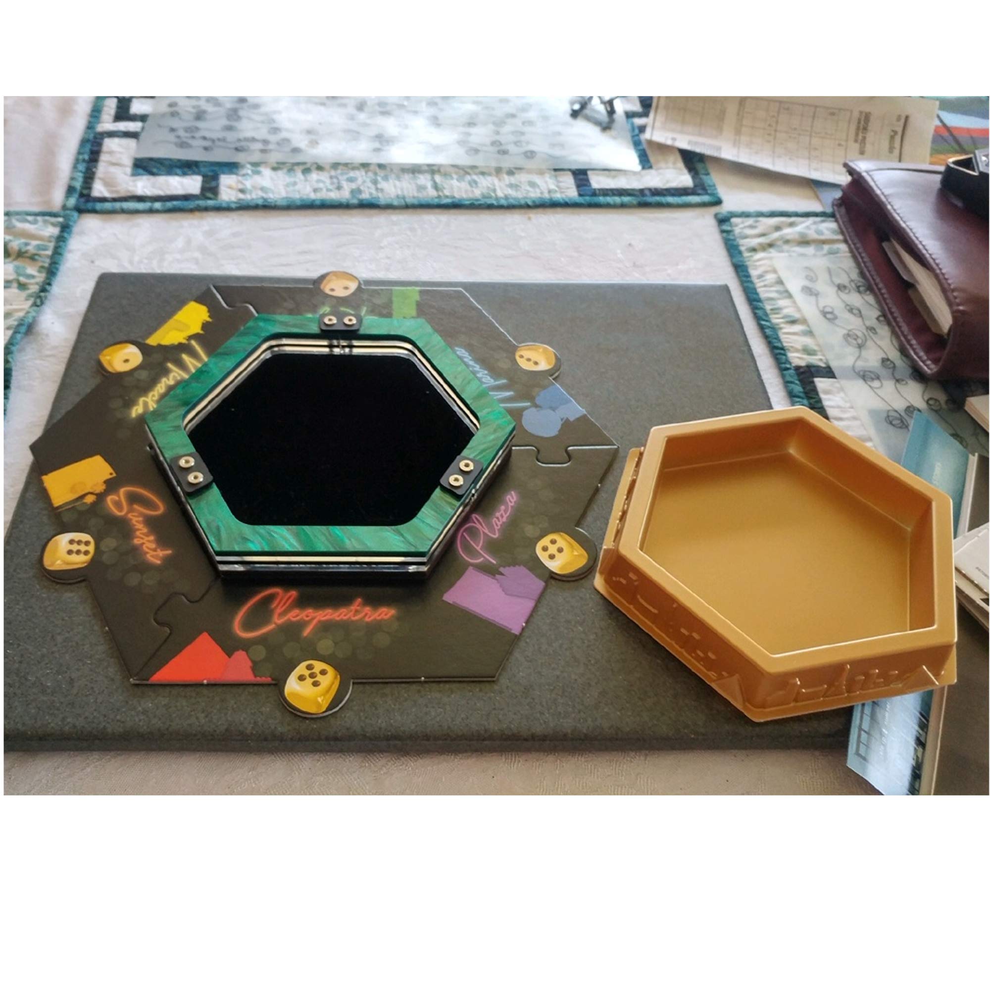 C4Labs Mini Personal Size Gaming Eldritch Cthulhu Lovecraft Dice Tray