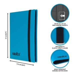 Vault X Binder - 4 Pocket Trading Card Album Folder - 160 Side Loading Pocket Binder for TCG (Black)