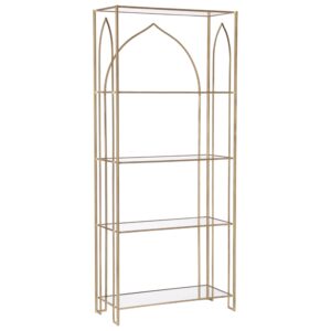 emissary gold morac etagere, 84" h