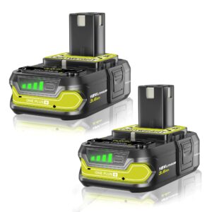 2pack 2.5ah 18v lithium battery replacement for ryobi 18-volt one p104 p105 p102 p103 p107 p108 p109 tool