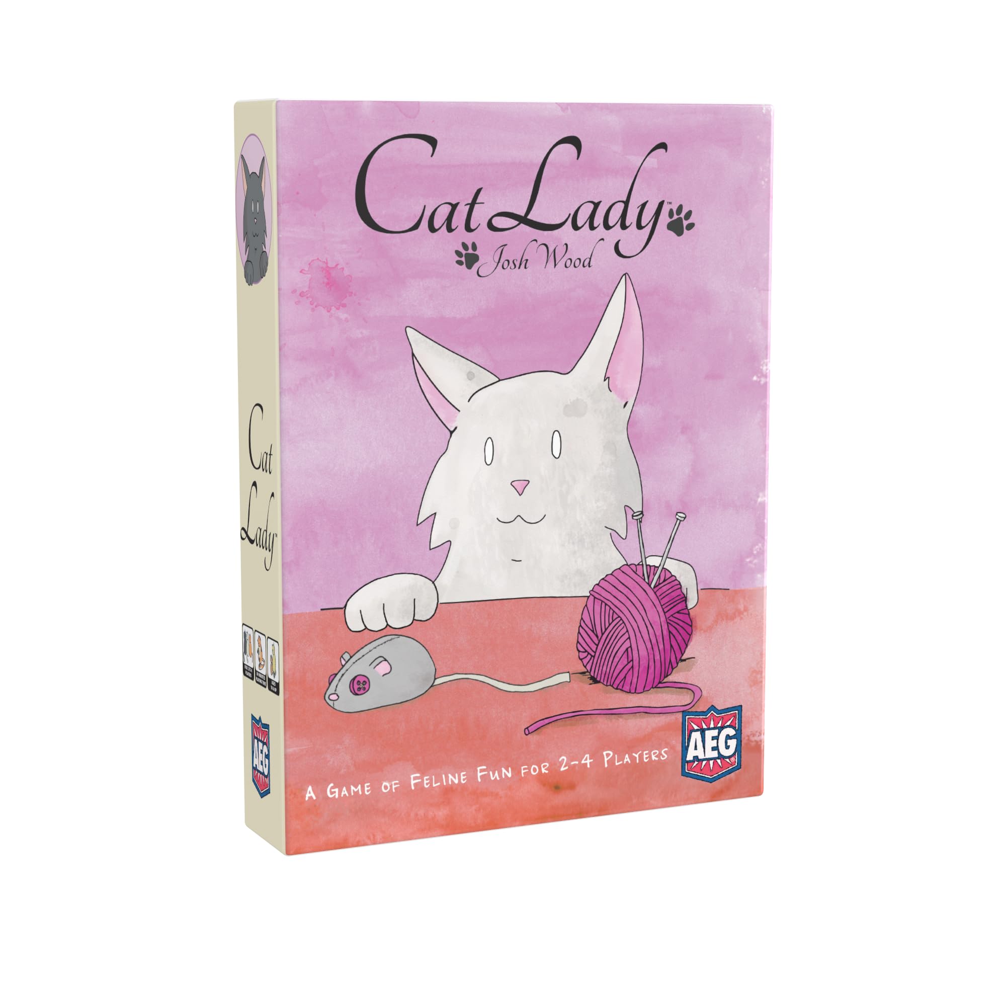 AEG Cat Lady Board Game | Collect Toys and Rescue Cats | Family Card Drafting Game for 2-4 Players | Ages 10+ | Easy to Learn & Plays in 30 Minutes