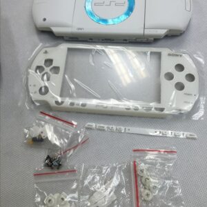 Gametown New Replacement PSP 1000 Full Housing Shell Cover with Buttons Screws Set -White.