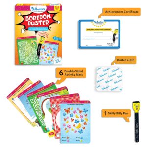 Skillmatics Educational Game - Boredom Buster, Reusable Activity Mats with Dry-Erase Marker, Gifts, Travel Toy for Kids Ages 3, 4, 5, 6