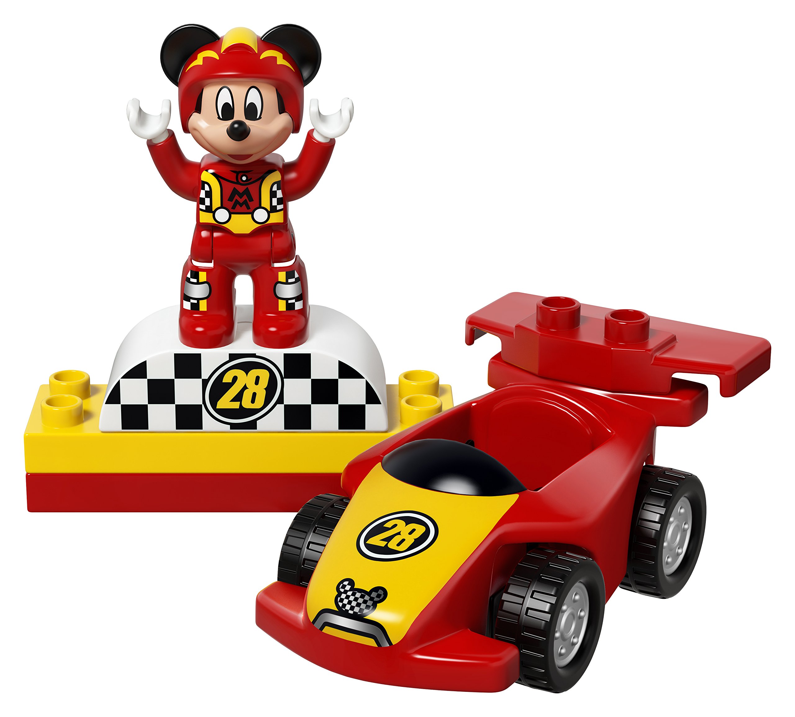 LEGO DUPLO Brand Disney 6174752 Mickey Racer 10843 Building Kit (15 Piece)