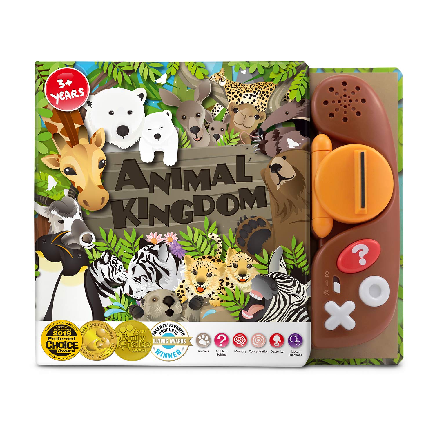 BEST LEARNING Book Reader Animal Kingdom - Educational Talking Sound Toy to Learn Animals with Quiz Games for Kids Ages 3 to 8 Years Old | Ideal 3-5 Boy or Girl Christmas and Birthday Gift