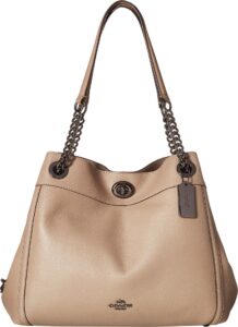 coach turnlock edie dk/stone one size