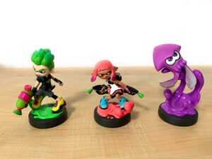 amiibo splatoon2 squid boy girl set japan japanese ver. nintendo