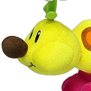 "Little Buddy Super Mario Bros. All Star Collection Stuffed Plush 1593 Wiggler/Hanacha Toy, 13""", multi-colored