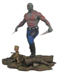 diamond select toys marvel gallery guardians of the galaxy vol. 2 drax & groot pvc figure