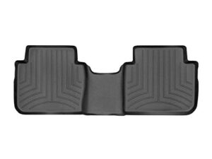 weathertech custom fit floorliners for honda cr-v, cr-v hybrid - 2nd row (4411102), black