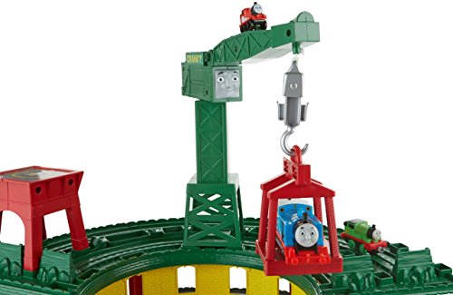 Thomas & Friends Toy Train Set, Super Station, Extra Large Race Track with Motorized Thomas, Diecast Percy & MINIS James for Ages 3+ Years