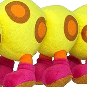 "Little Buddy Super Mario Bros. All Star Collection Stuffed Plush 1593 Wiggler/Hanacha Toy, 13""", multi-colored