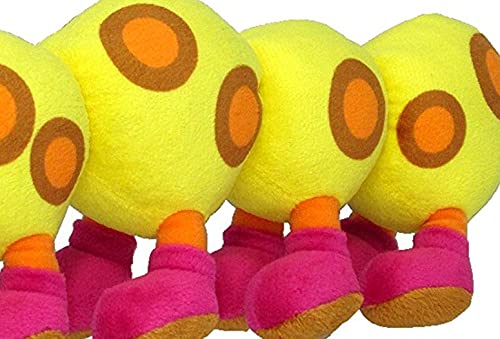 "Little Buddy Super Mario Bros. All Star Collection Stuffed Plush 1593 Wiggler/Hanacha Toy, 13""", multi-colored